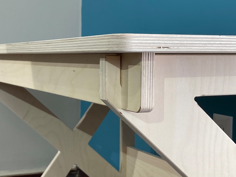 Modern Plywood Desk, Home Office Desk, Minimalist Desk - Etsy