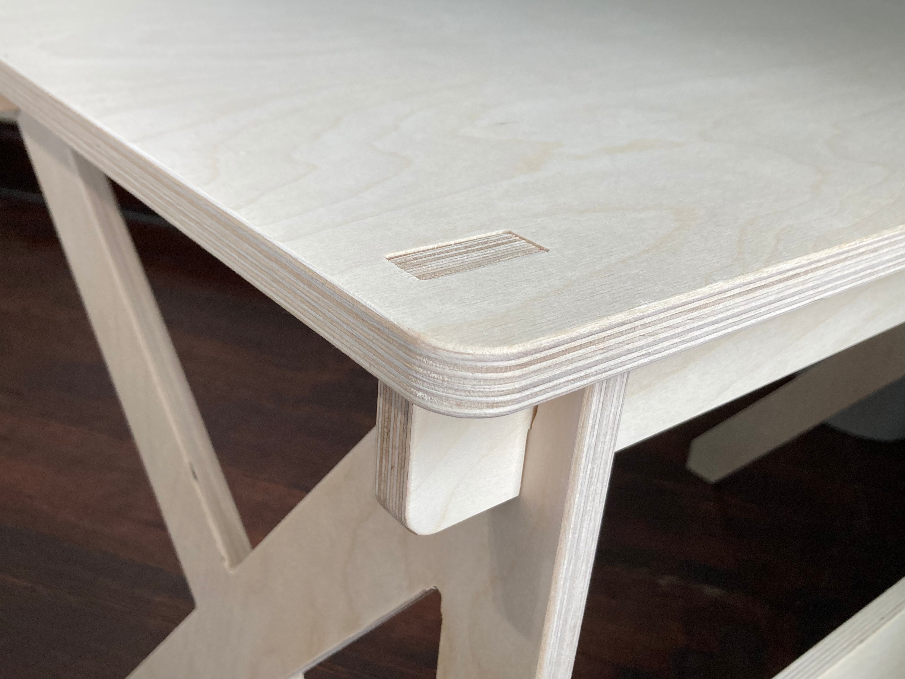 Modern Plywood Desk, Home Office Desk, Minimalist Desk - Etsy