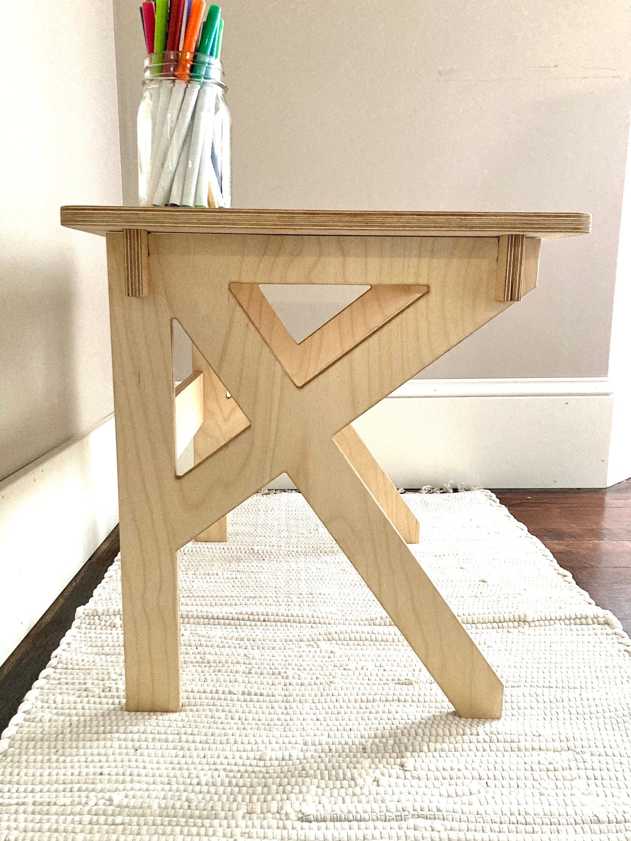 Kids Plywood Desk, Kids Wooden Desk, Toddler Desk, Classroom Desk ...