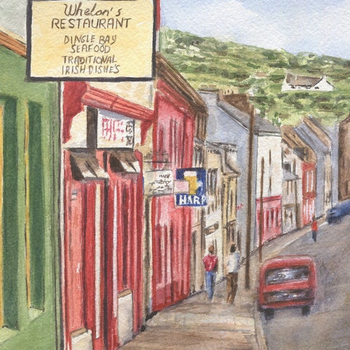 DOOLIN Ireland Watercolor Painting Print Irish Art Irish - Etsy