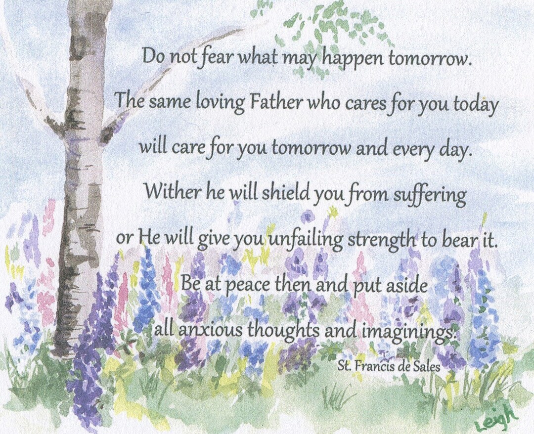 Inspirational Saint Quote, Framed Quote About Courage, Framed Print ...