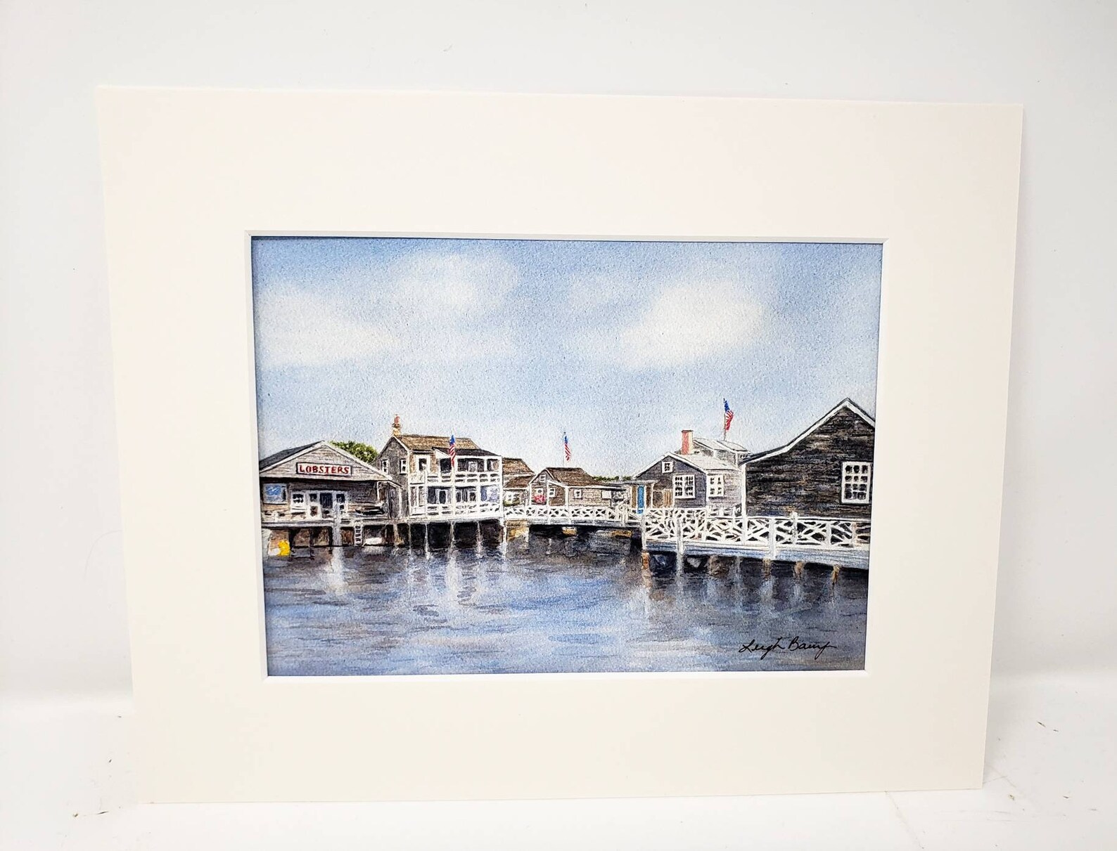 Nantucket Harbor Watercolor Painting Fine Art Prints or Original ...