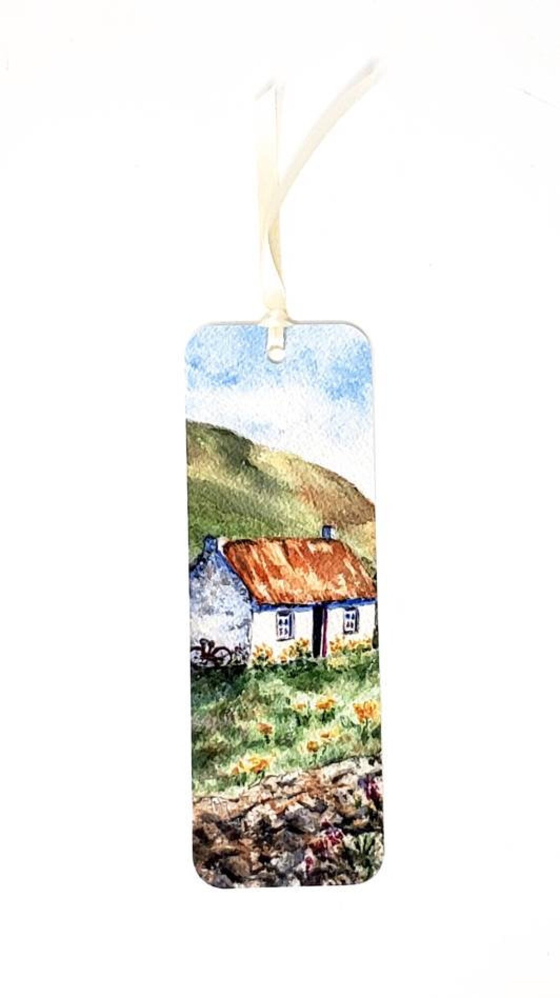 County Clare Bookmark: Irish Cottage Bookmark, Irish Bookmark, Irish ...