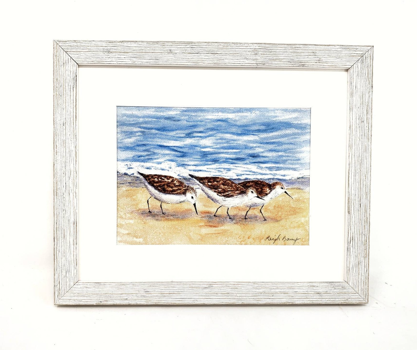 Sandpiper Watercolor Prints, Sandpiper Painting, Shore Birds Watercolor ...