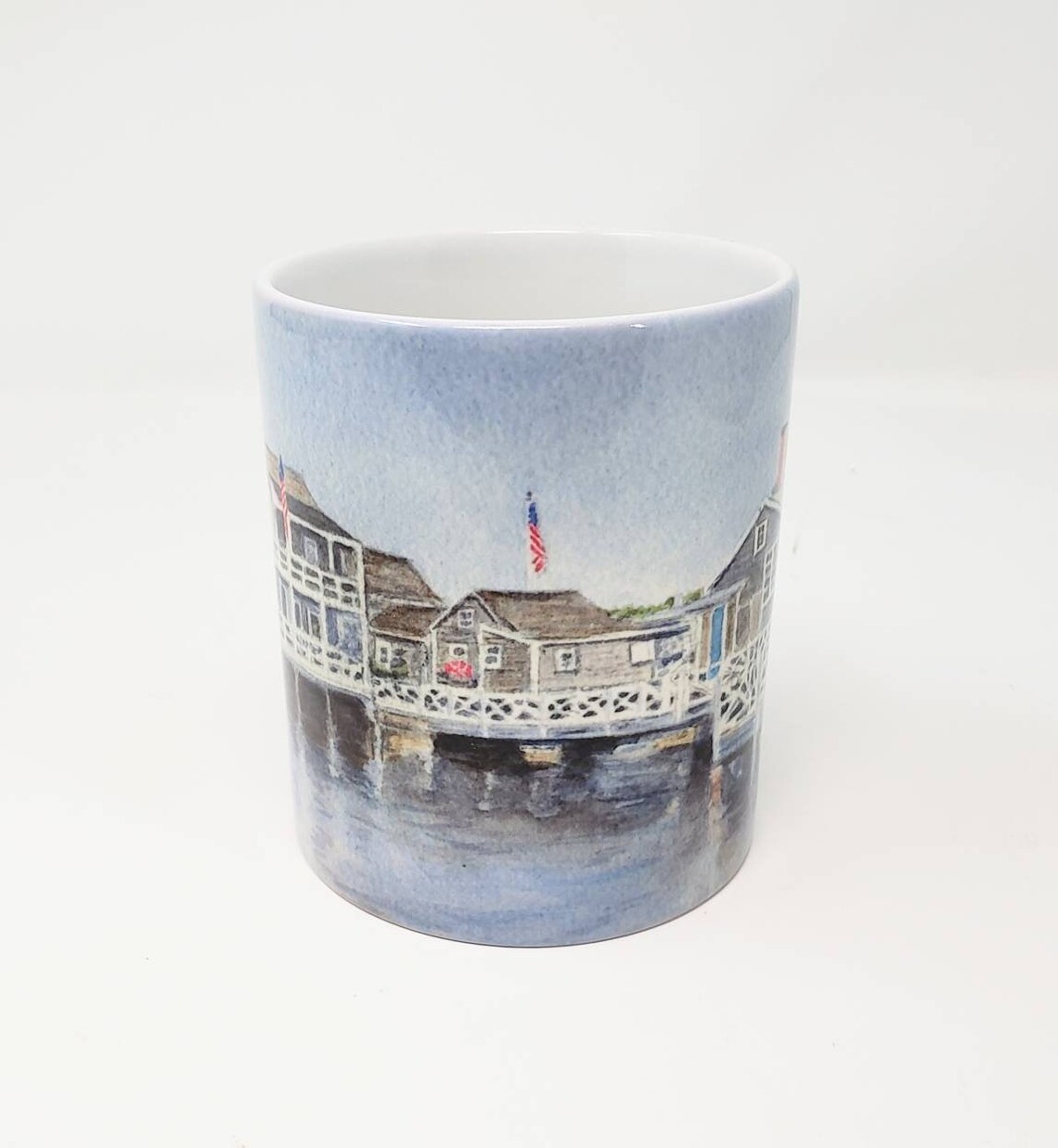 Nantucket Harbor Coffee Mugs, Nantucket Stoneware Mugs, Camp,original ...