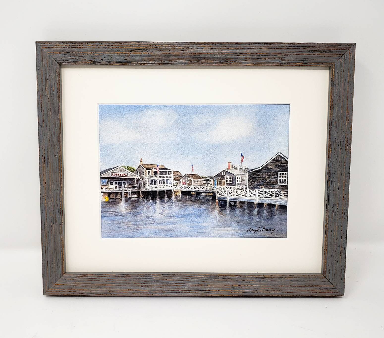 Nantucket Harbor Watercolor Painting Fine Art Prints or Original ...