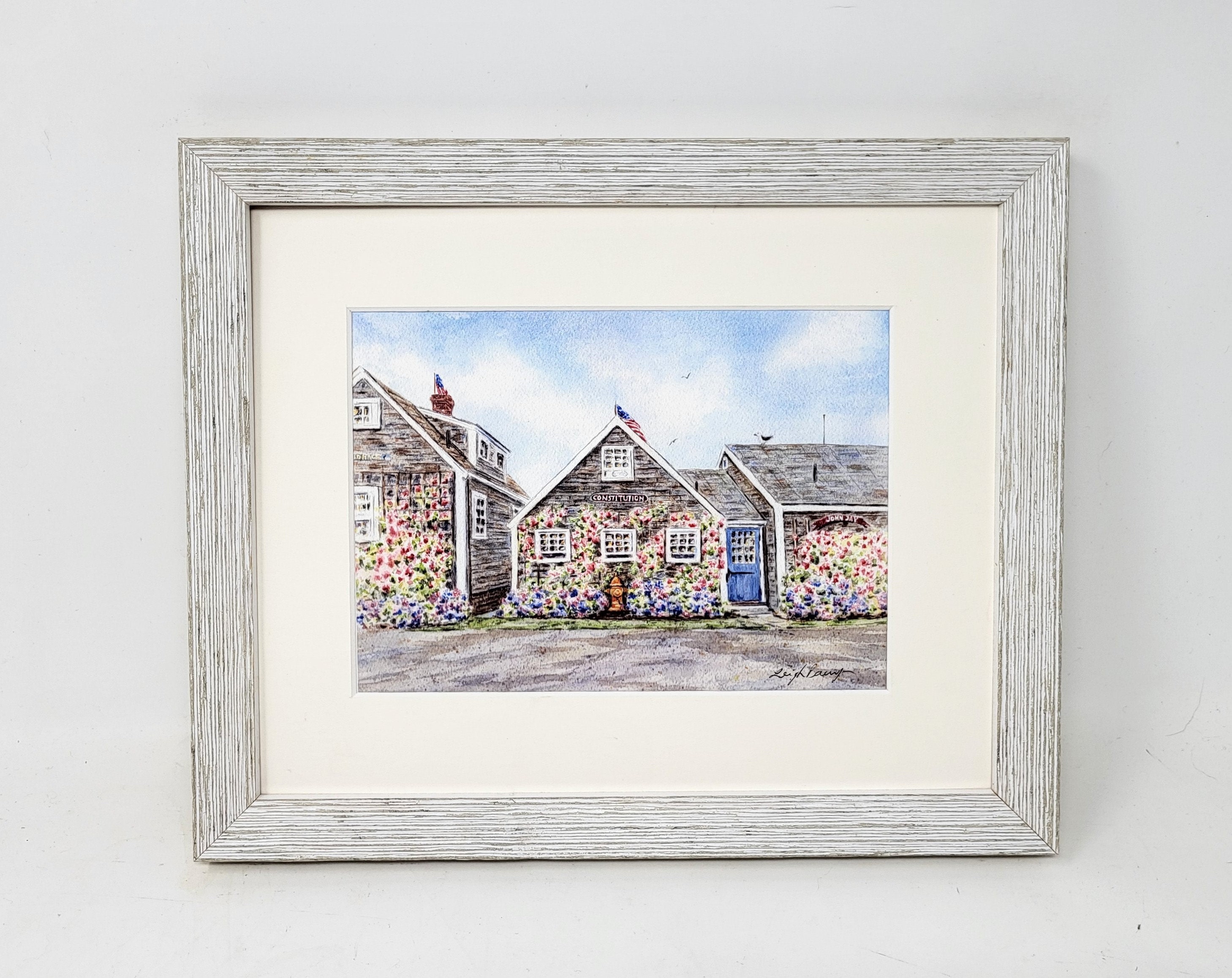 Constitution Nantucket Cottage, Nantucket Summer Cottage Prints or ...