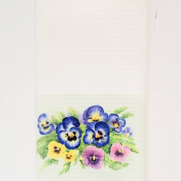 Pansy Painting - Etsy