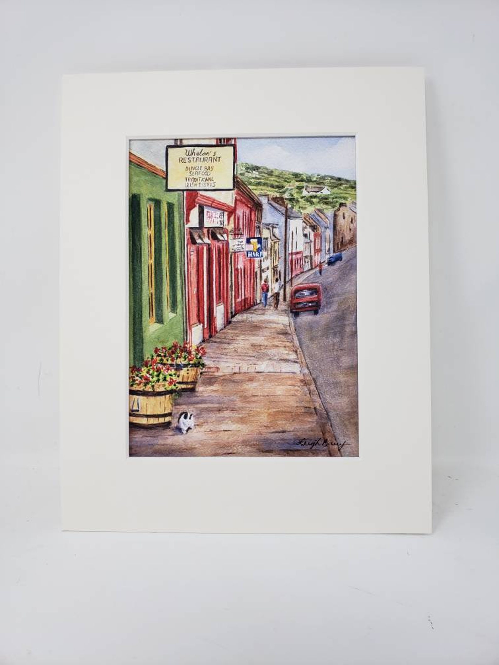 Dingle Main Street, Dingle Ireland Watercolor Print or Original ...