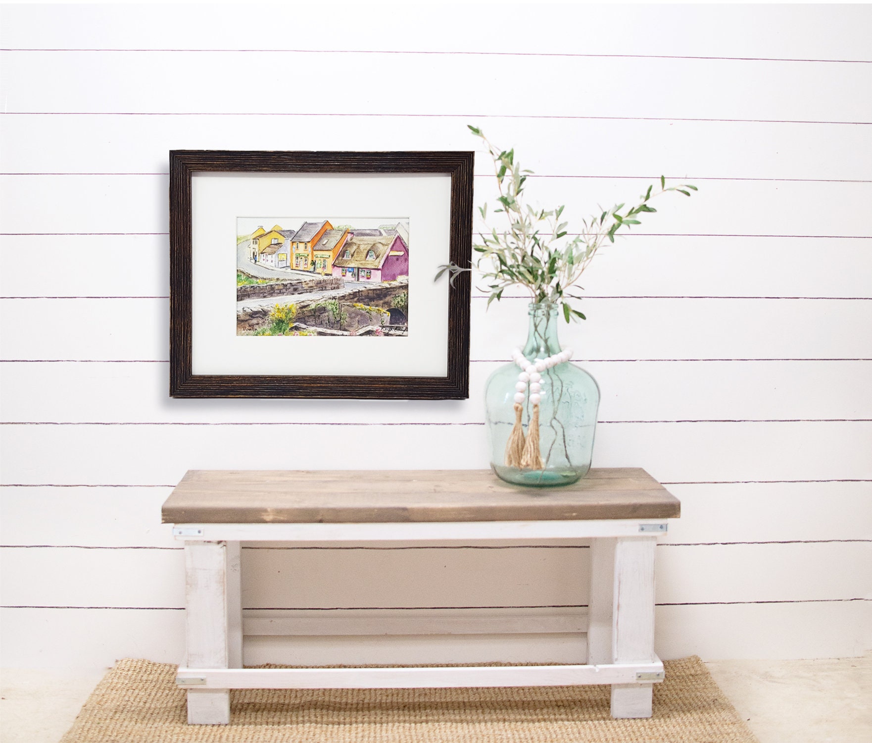 Doolin Ireland Watercolor Painting Print Irish Artirish | Etsy