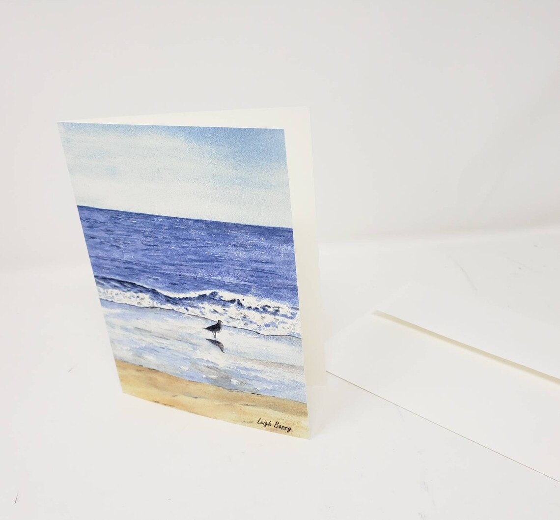 Seagull Beach Notecards Beach Blank Note Cards Blank | Etsy