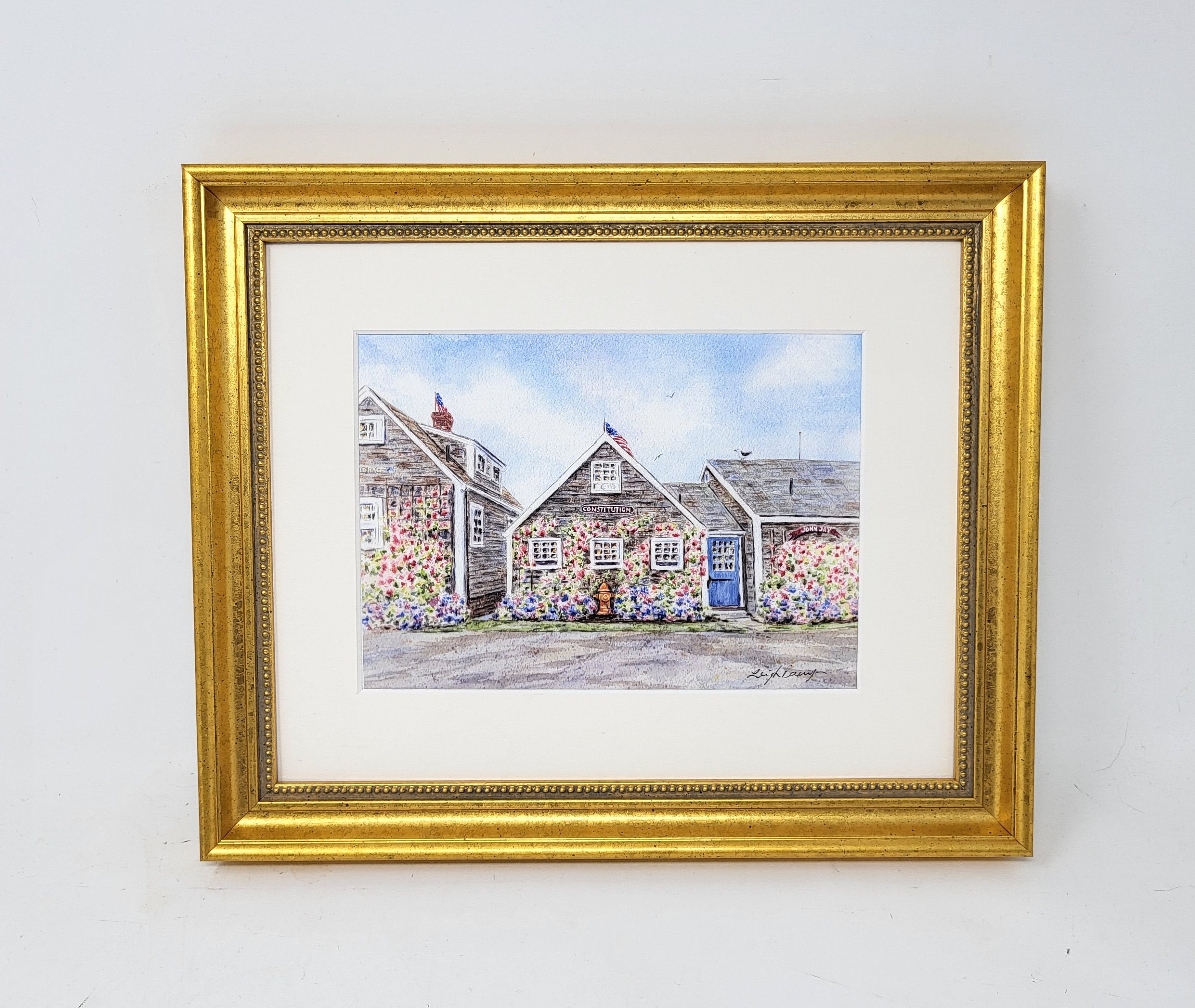 Constitution Nantucket Cottage, Nantucket Summer Cottage Prints or ...