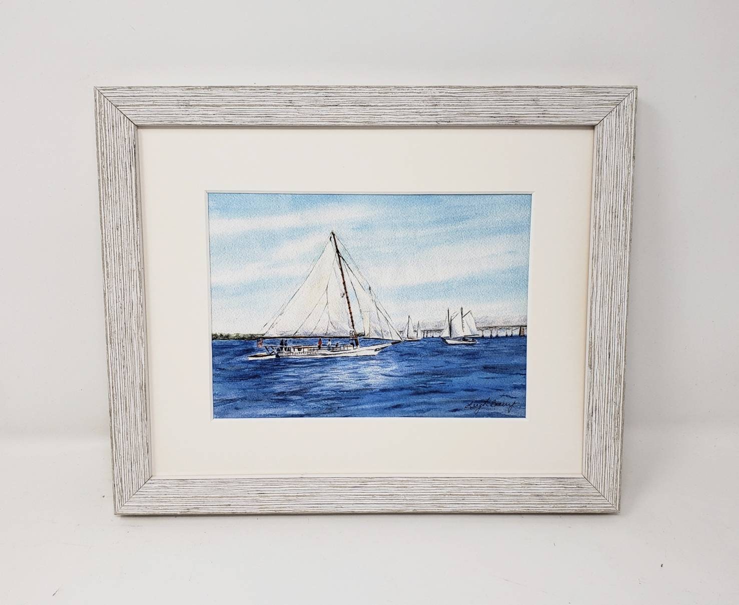 Skipjack Watercolor Prints or Original Painting Chesapeake - Etsy