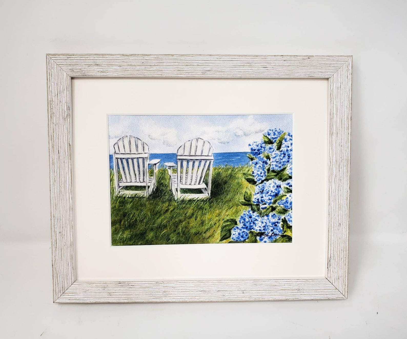 Nantucket Seaside: Nantucket Watercolor Prints, Hydrangea Painting ...