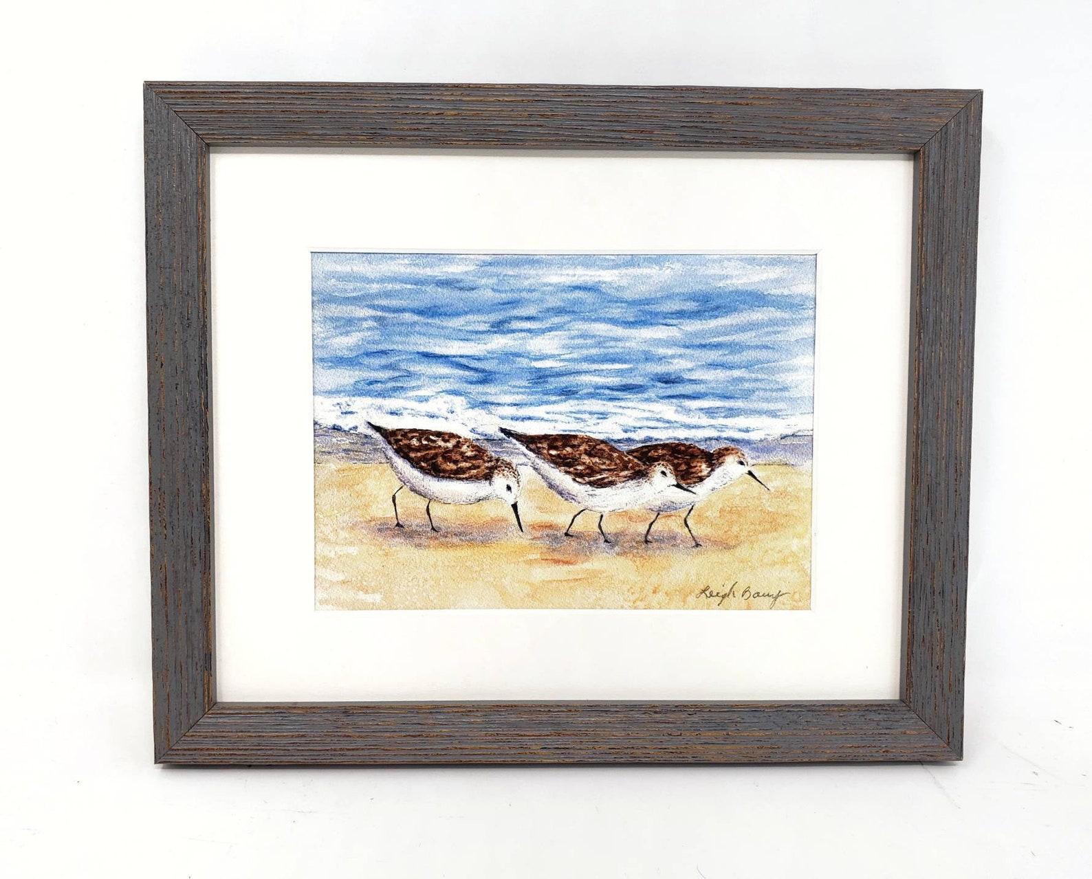 Sandpiper Watercolor Prints, Sandpiper Painting, Shore Birds Watercolor ...