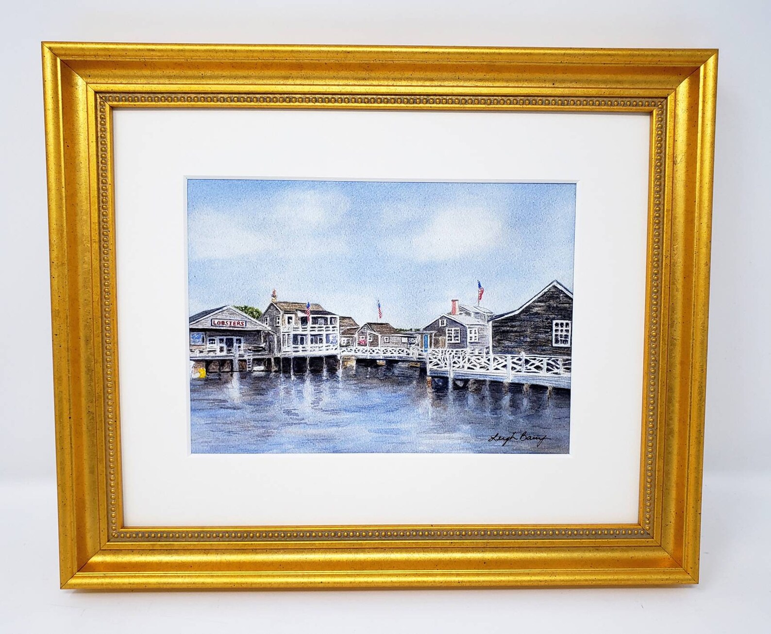 Nantucket Harbor Watercolor Painting Fine Art Prints or Original ...