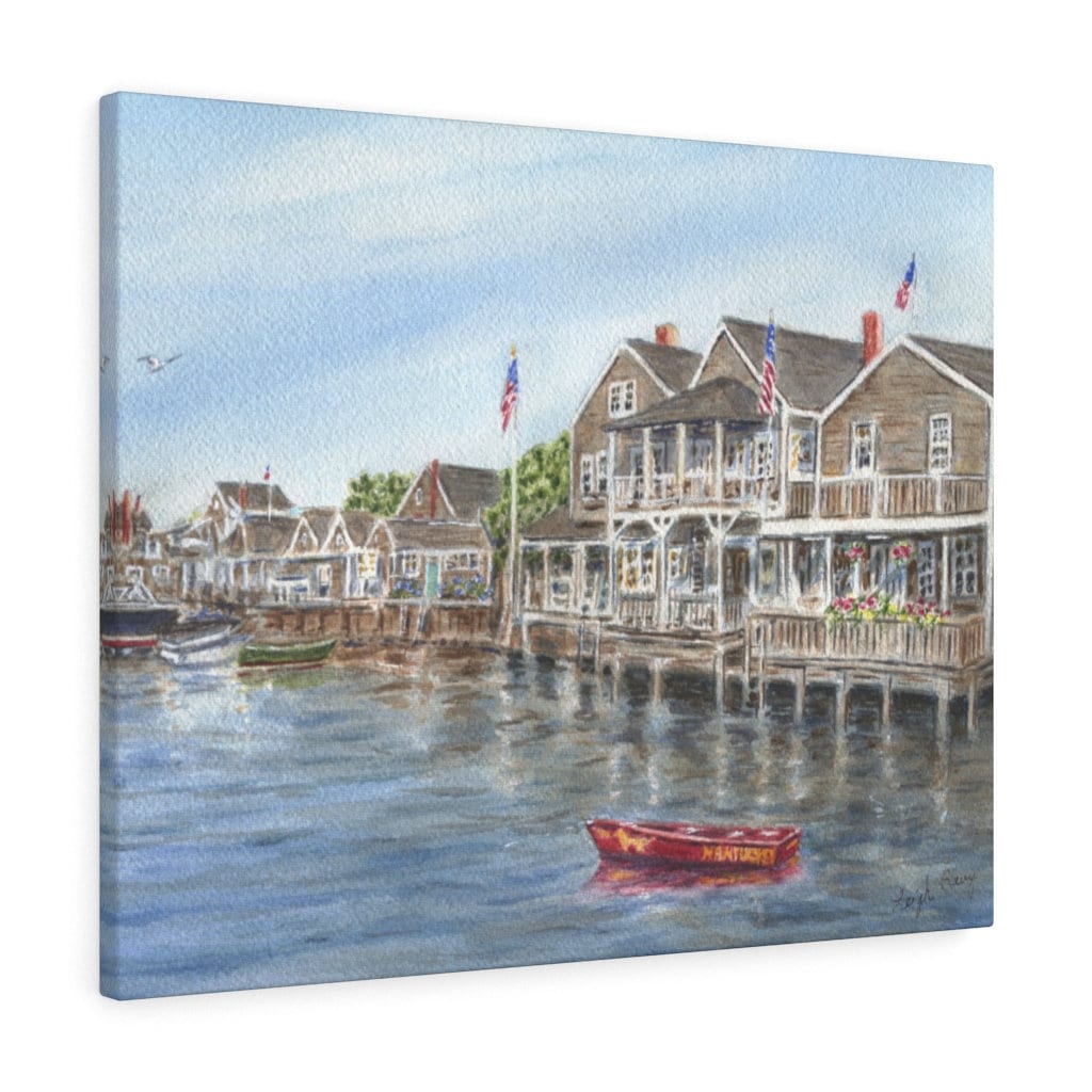 Nantucket Canvas Wrap, Nantucket Painting, Nantucket Art, Cape Cod Art ...