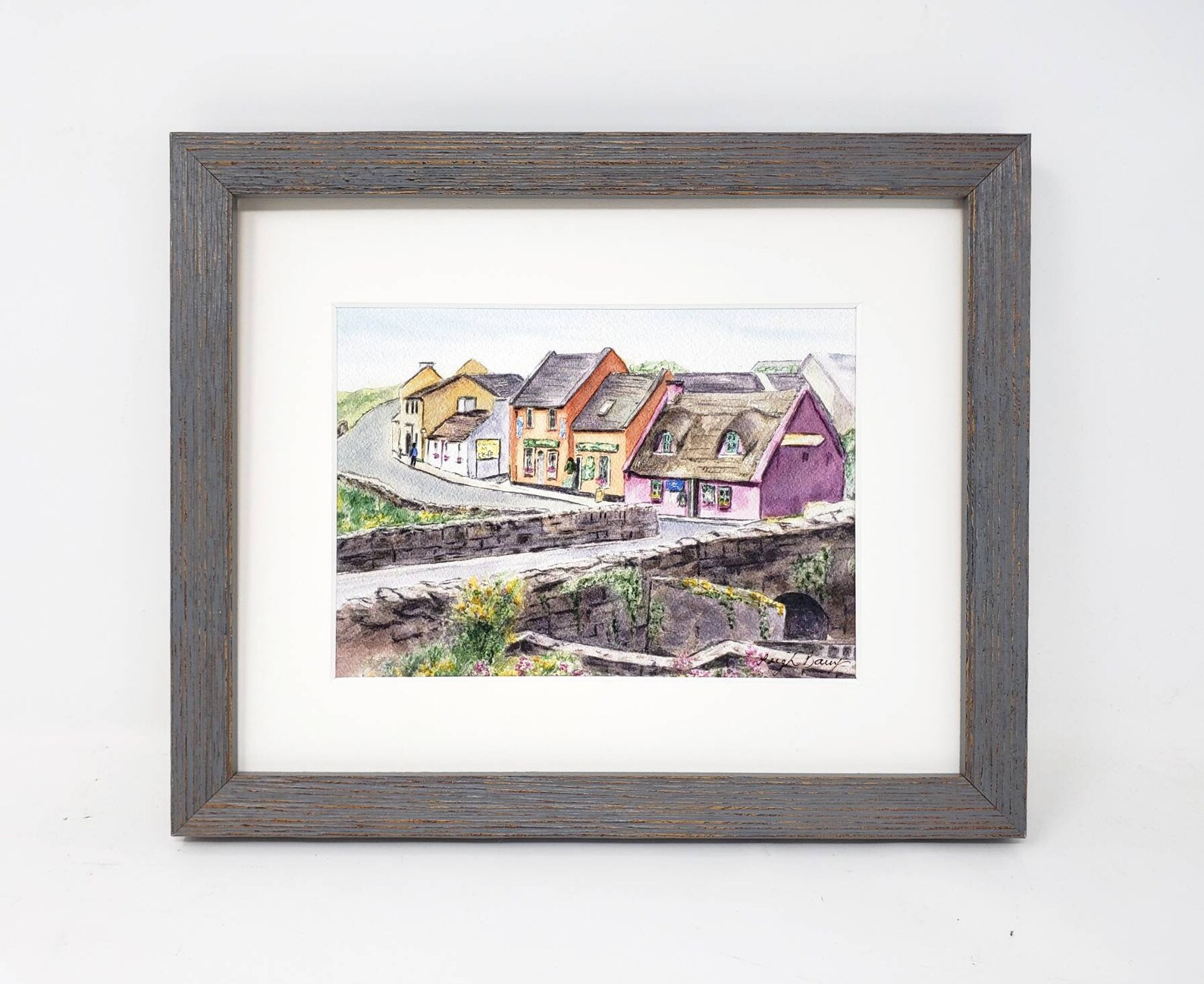 Doolin, Ireland Watercolor Painting Print, Irish Art,irish Village ...