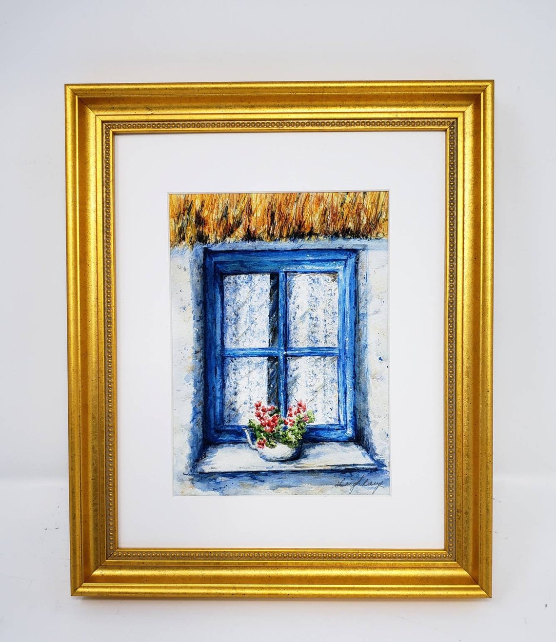 Irish Window Ireland Watercolor Original and Prints Irish Art - Etsy