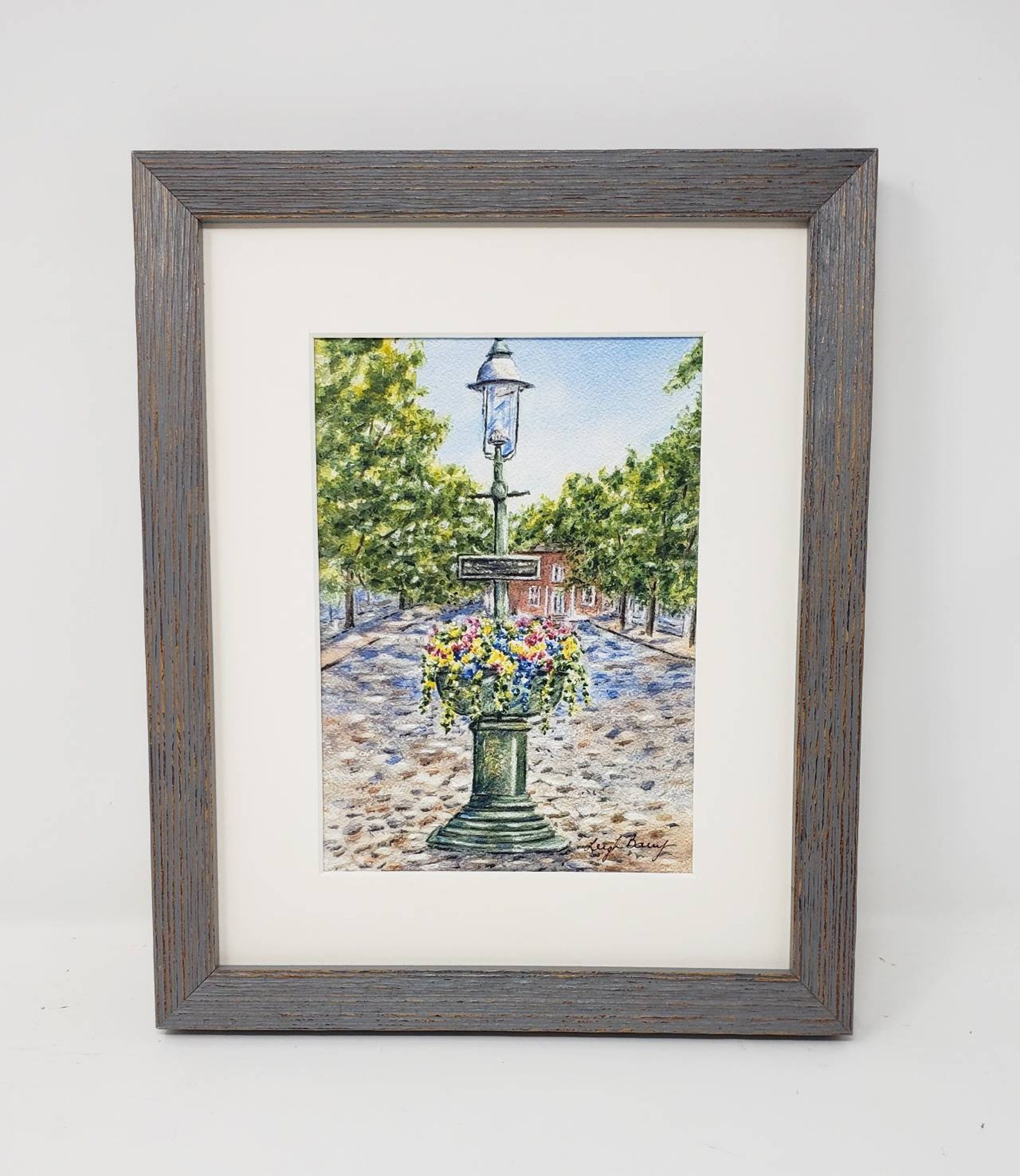 Nantucket Main Street Fountain Watercolor Prints, Nantucket Art Print ...