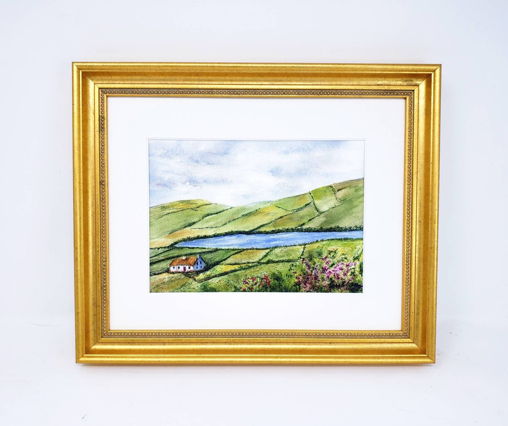 Irish Countryside 2, Ireland Landscape Painting, Ireland Print or ...