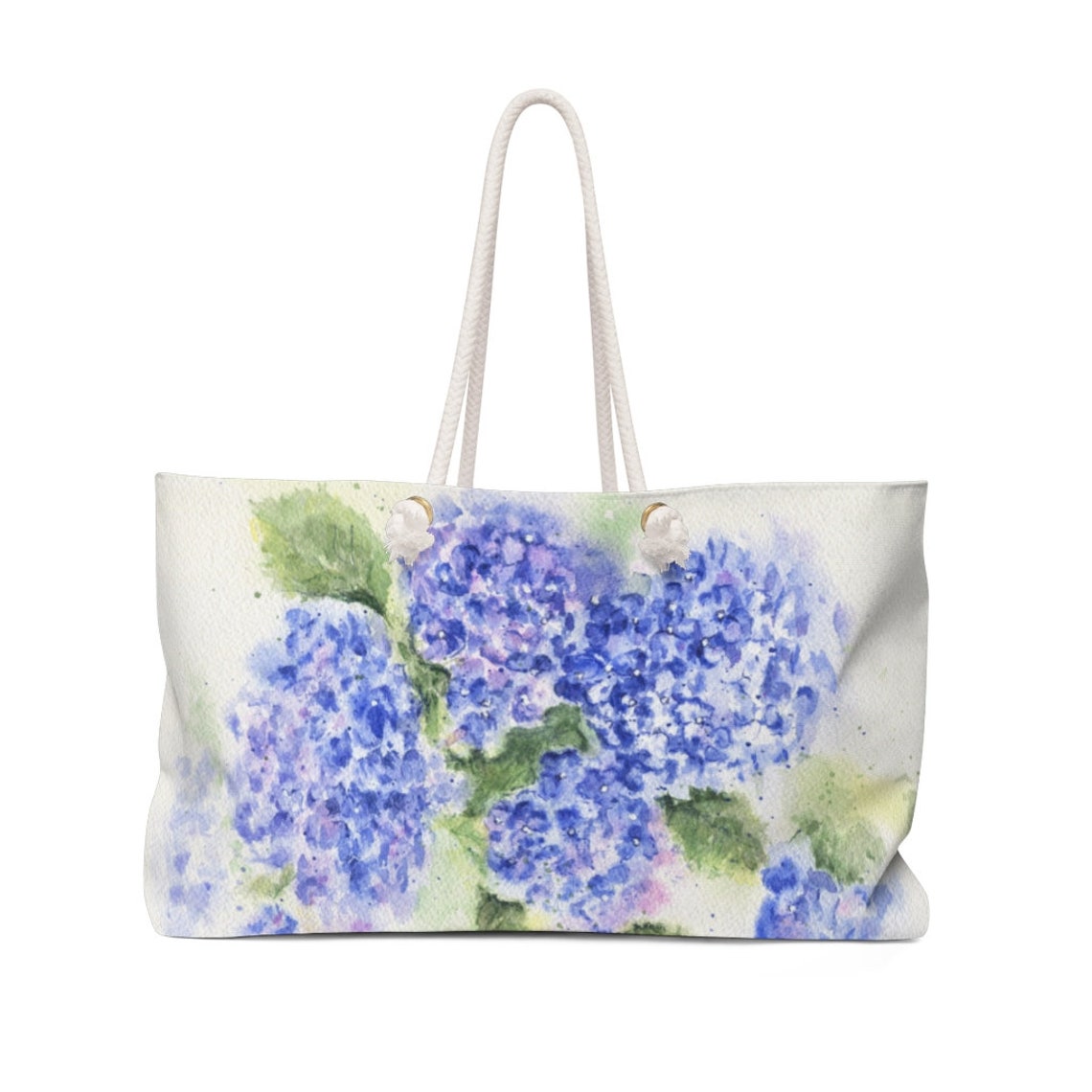 Hydrangeas Weekender Bag, Hydrangeas Large Tote Bag, Hydrangeas Gift ...