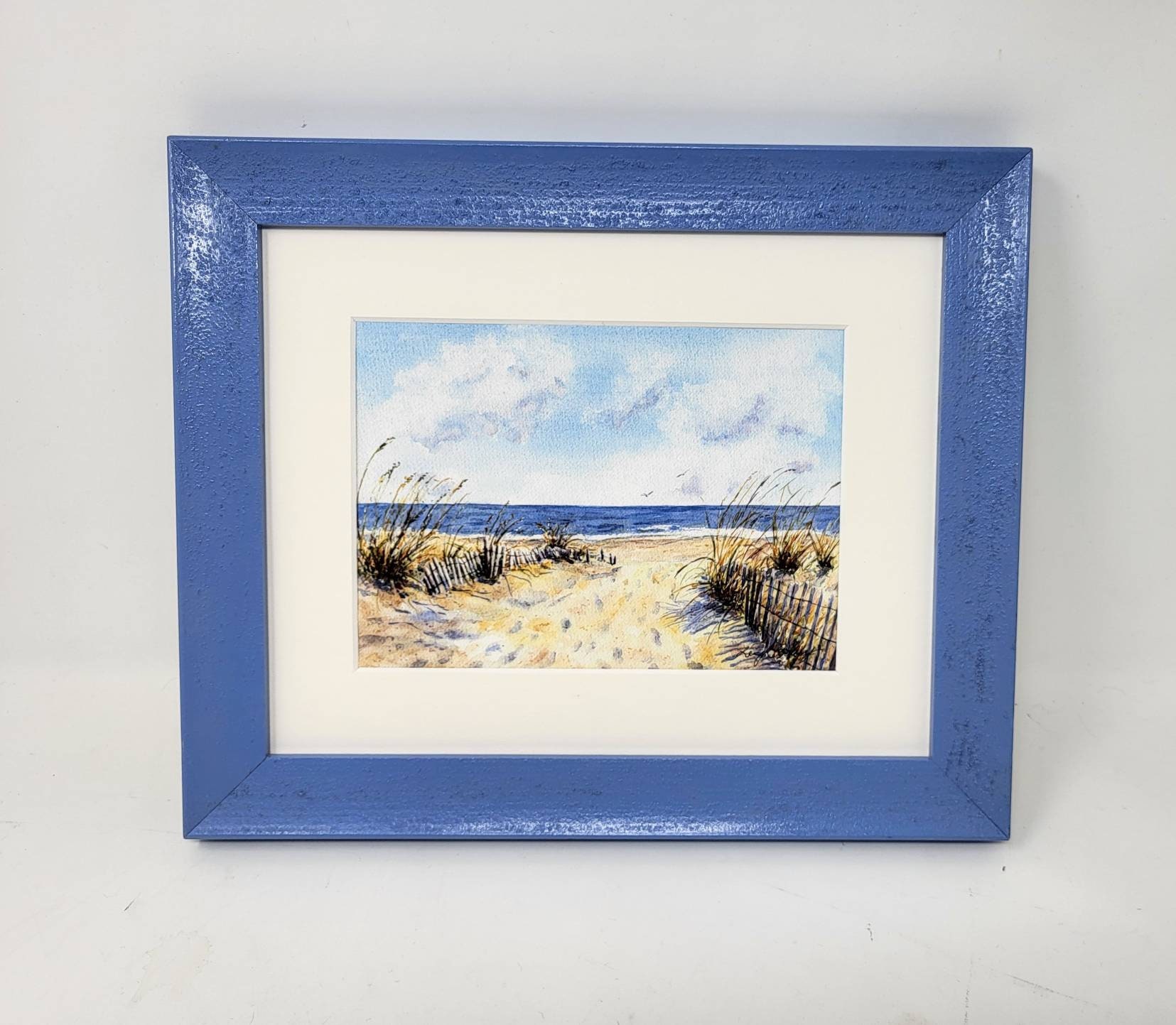Beach Path: Watercolor Painting Beach Dune Ocean Home Decor - Etsy