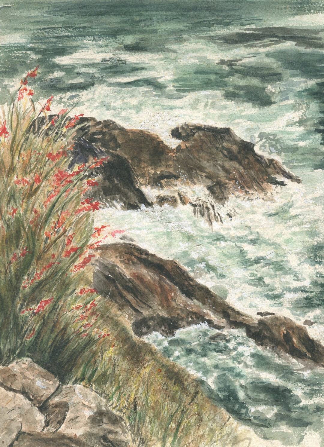 Slea Head Ireland Painting, Irish Landscape Painting, Ireland Print ...