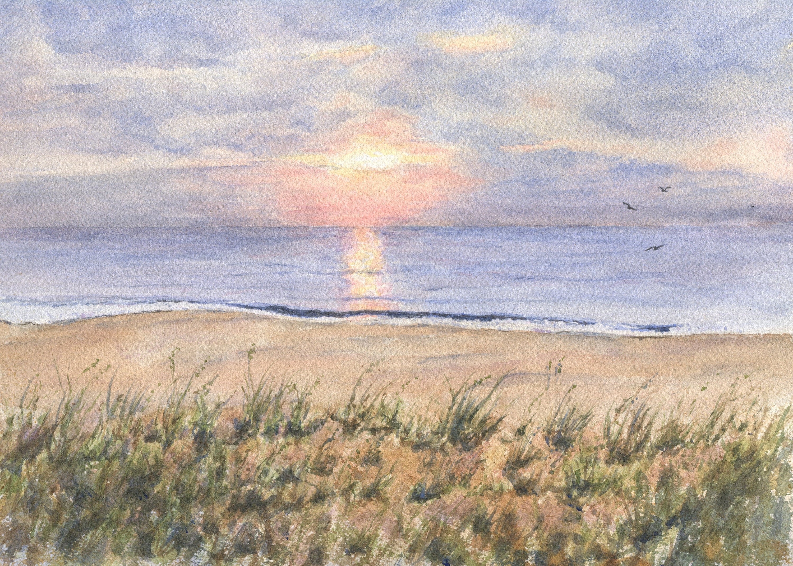 Early Morning Sky Painting