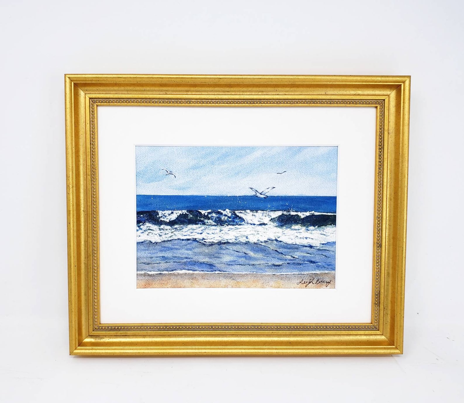 Breaking Wave Original Painting, Beach Painting, Ocean Art, Ocean ...