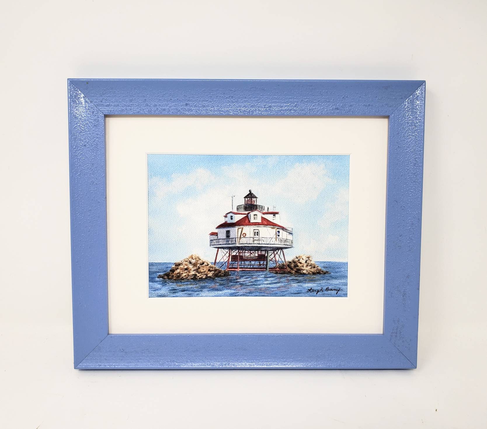 Thomas Point Lighthouse: Maryland Lighthouse Chesapeake Bay - Etsy