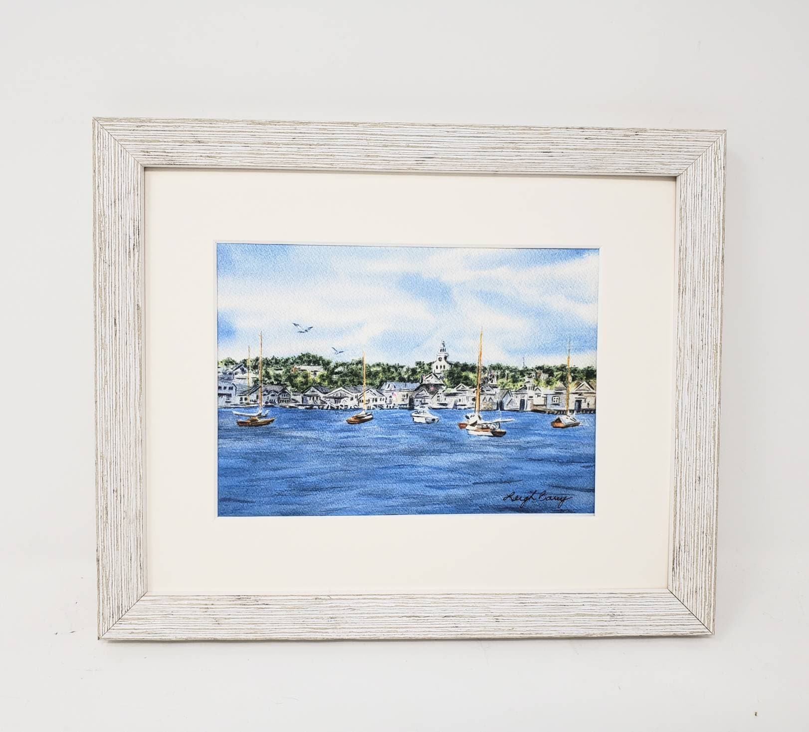 Nantucket Skyline Fine Art Prints, Nantucket Watercolor Painting ...