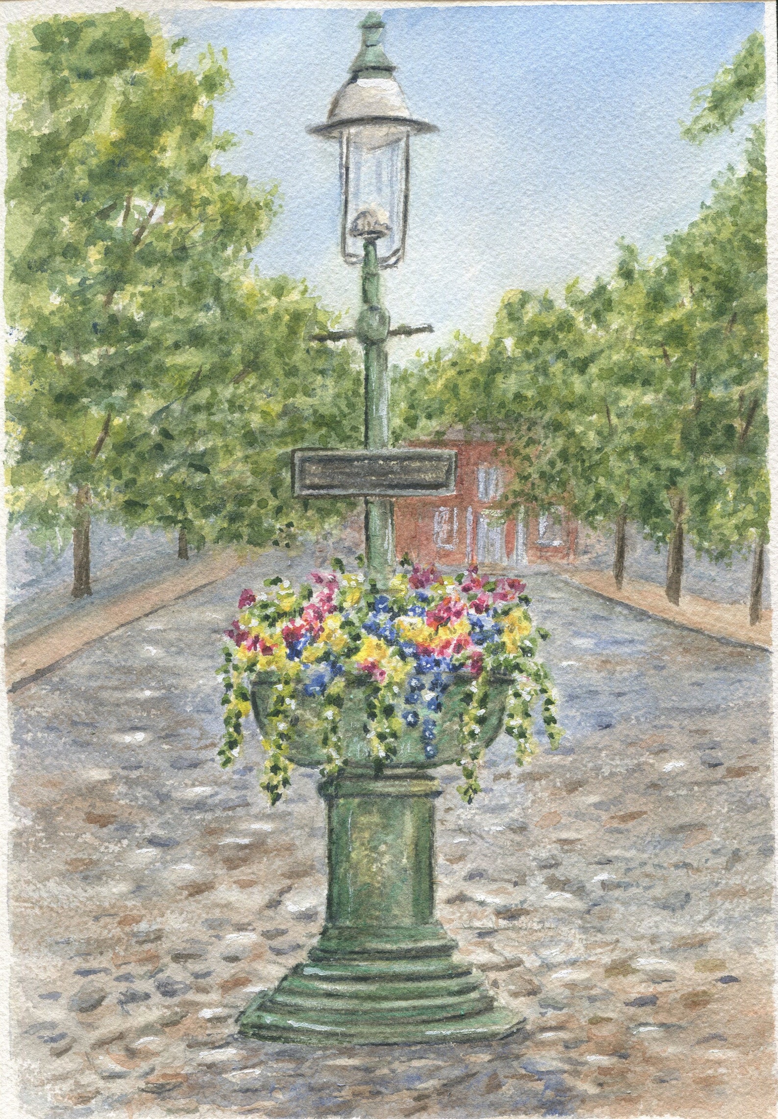Nantucket Center Main Street Fountain Planter Nantucket Christmas ...