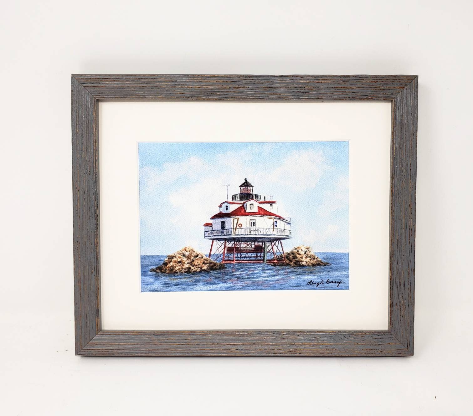 Thomas Point Lighthouse: Maryland Lighthouse Chesapeake Bay - Etsy