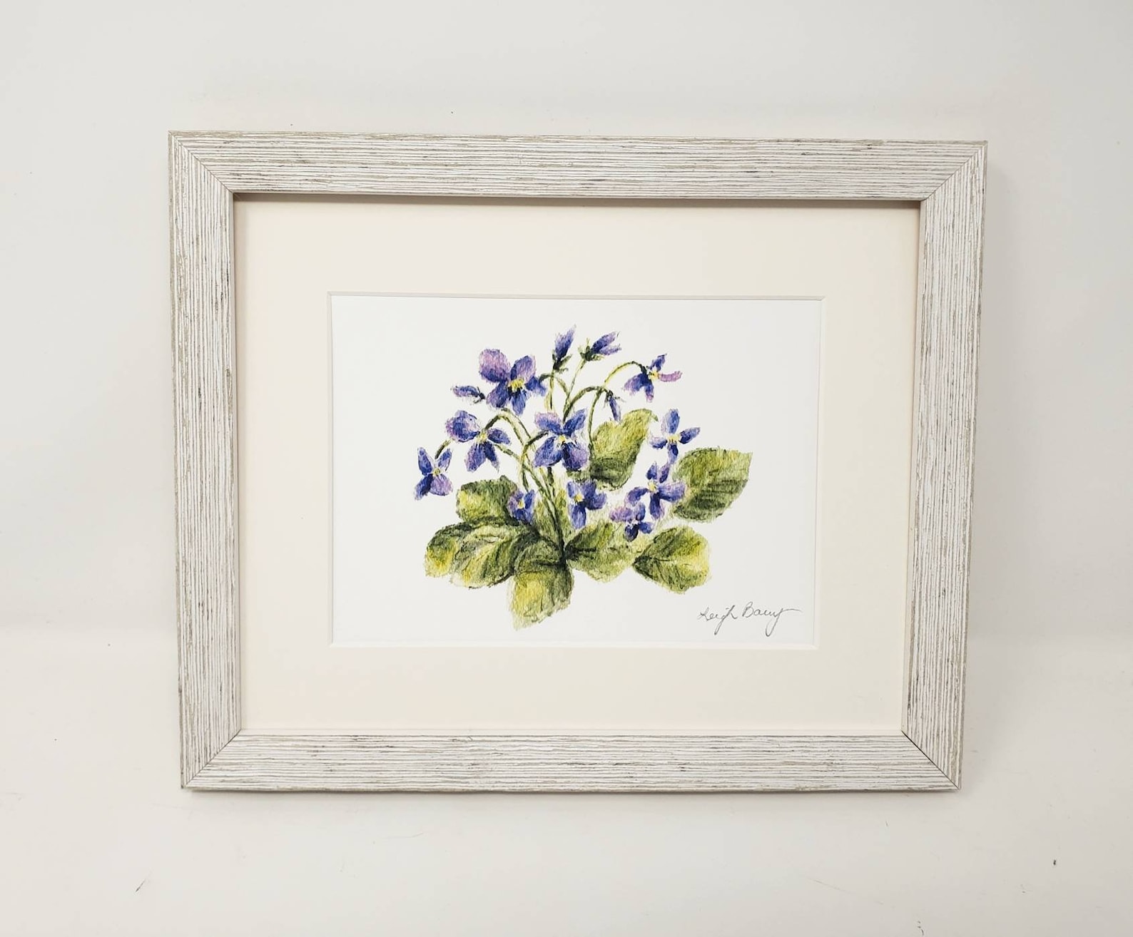 Violets Watercolor Painting Prints or Original Violets Floral Print ...