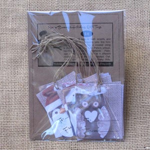 Gift Tags, Pre-printed Tags, Set of 4, Art Gift Tags, Tag Set, Ornament ...