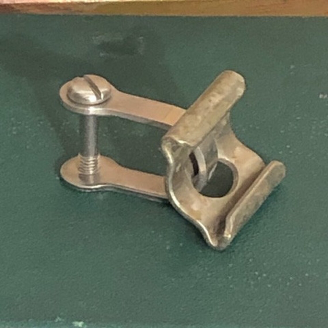 Vintage stainless steel sailboat sail slides and shackles | Etsy