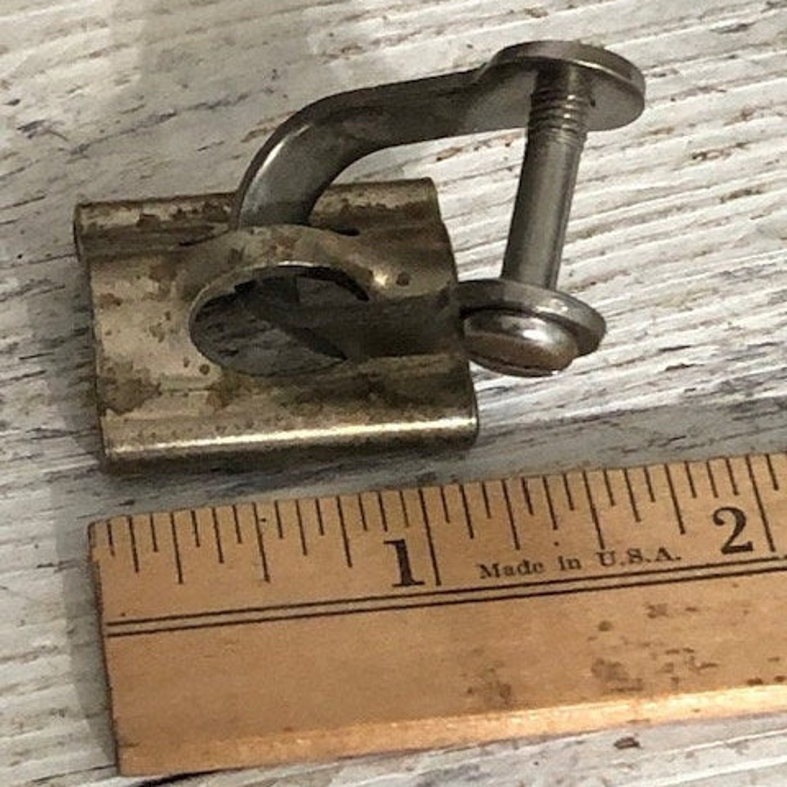 Vintage stainless steel sailboat sail slides and shackles | Etsy