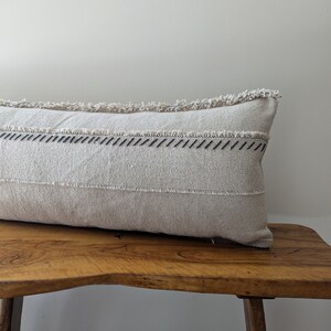 French Rustic Cushion Rectangular Cushion Country Heavy Grain Sack ...