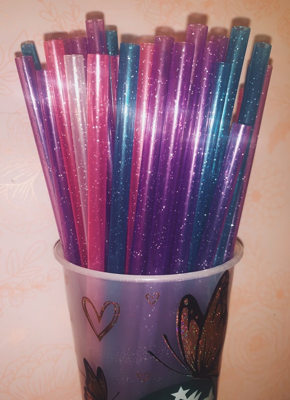 ADD ON ONLY Glitter Straw Kitchen & Dining Home & Living Drink ...