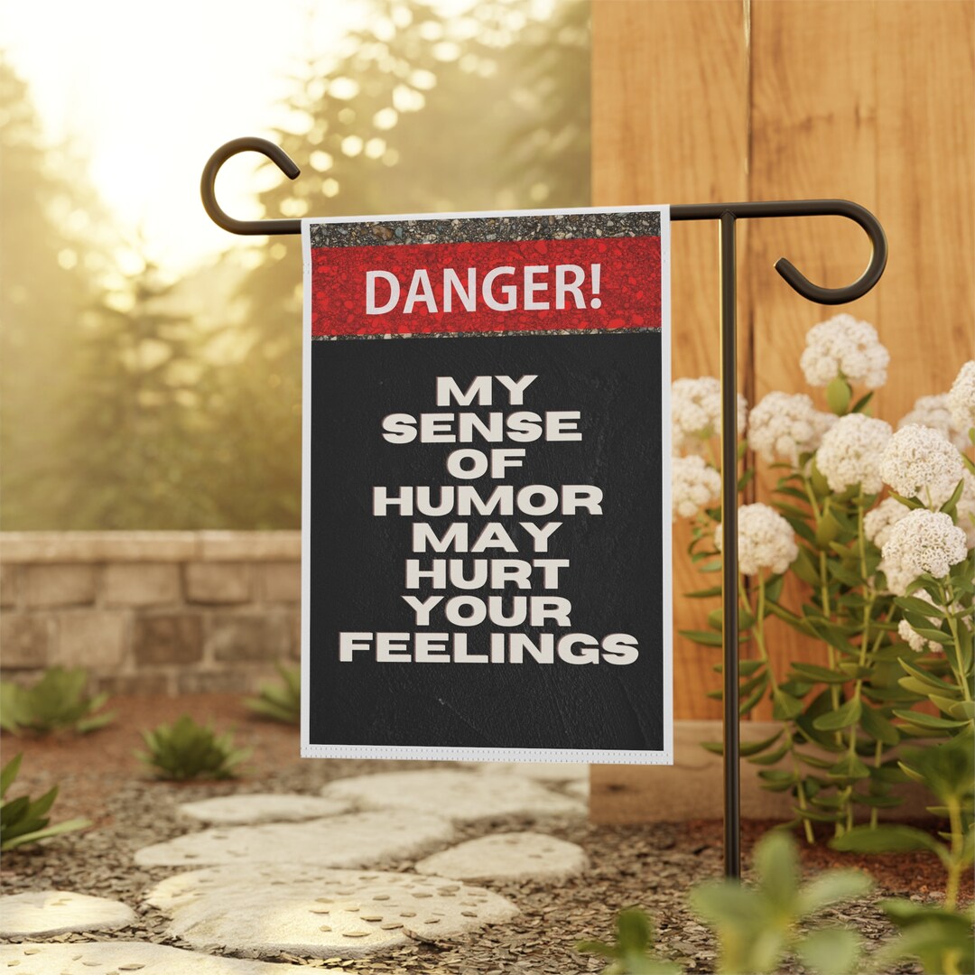 Sense of Humor- Yard Banner - Etsy