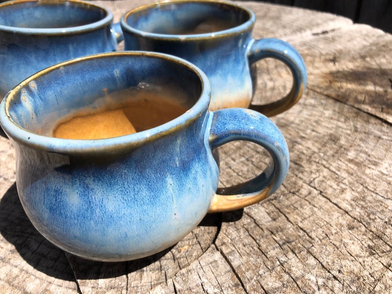 Stoneware Potbelly Mugs, Dessert Oasis Glaze Design, Stoneware Solid ...
