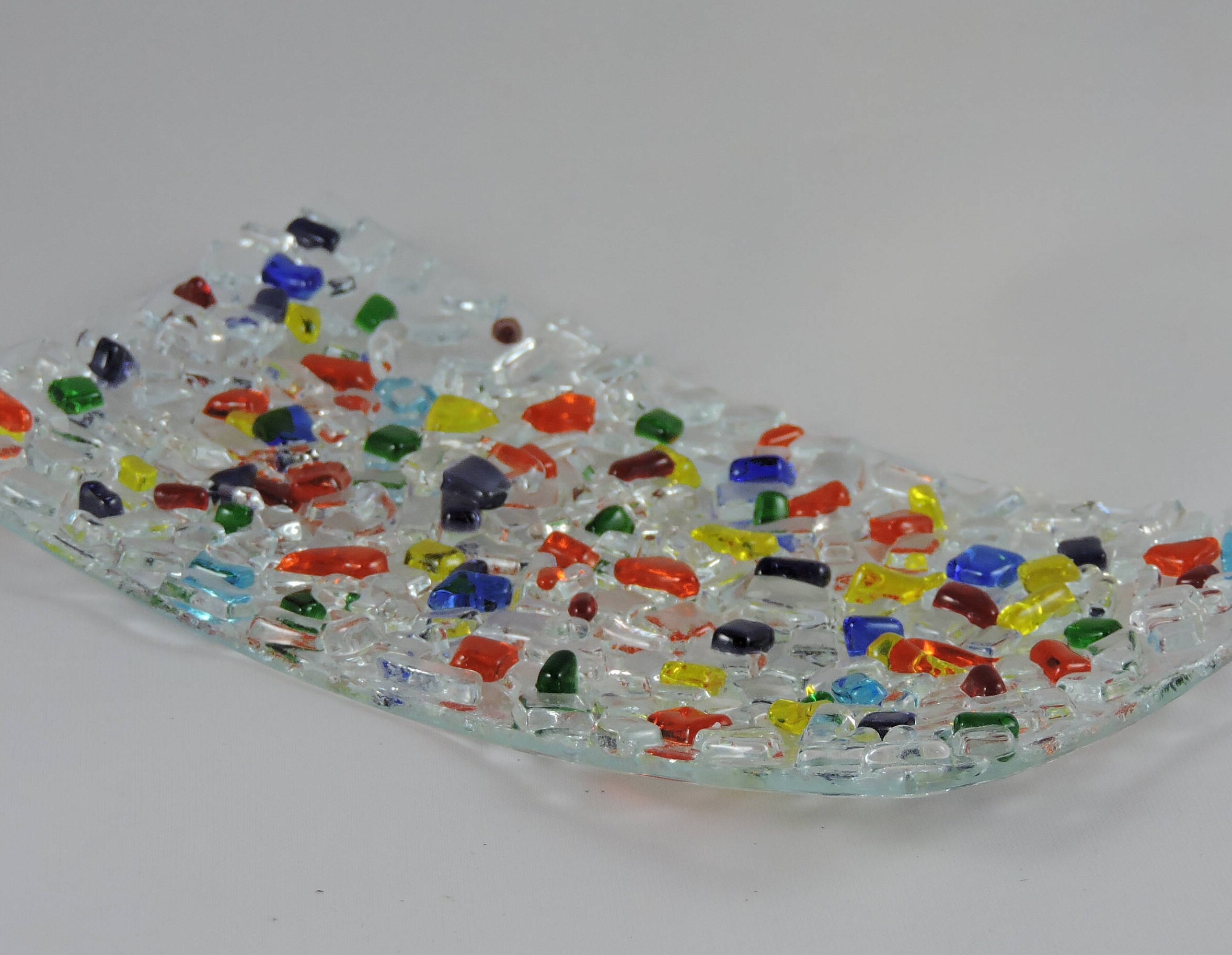 Sparkle Soap Dish Sponge Holder Fused Glass Assorted | Etsy