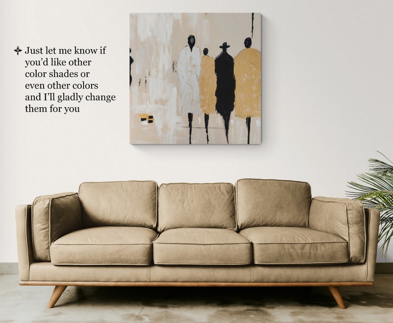 Abstract People Painting Abstract Canvas Art Abstract Face - Etsy