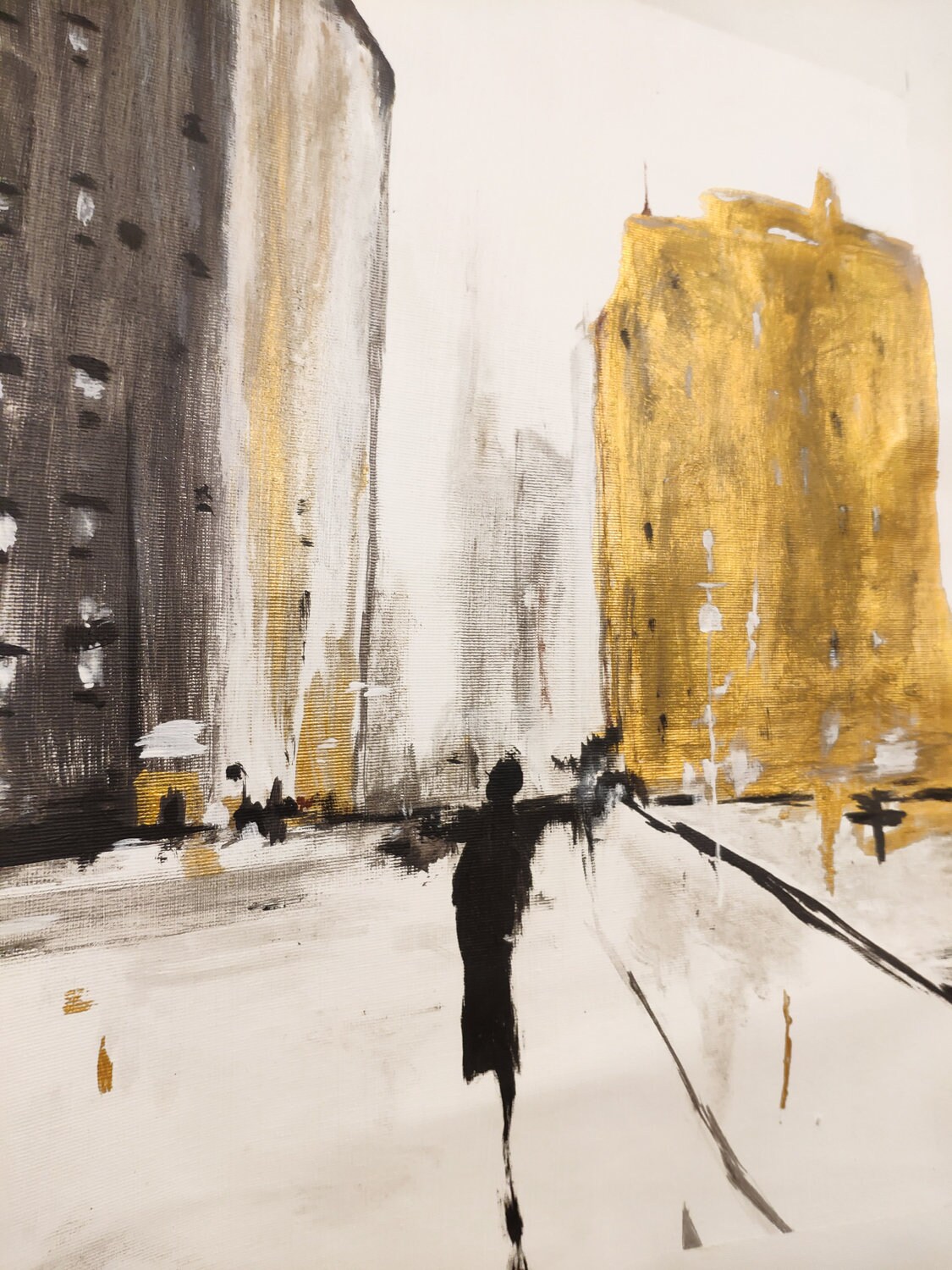 Abstract Painting People Wall Art Abstract People Canvas | Etsy