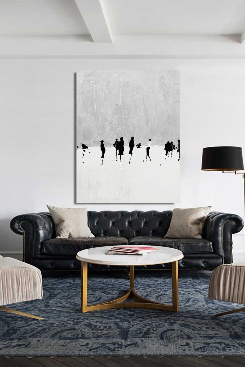 Abstract Art People Minimalist Painting Modern Art Modern - Etsy