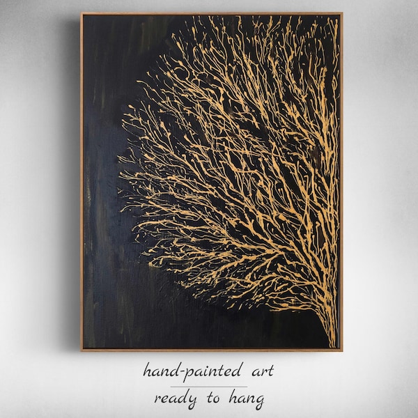 Modern Tree Painting - Etsy