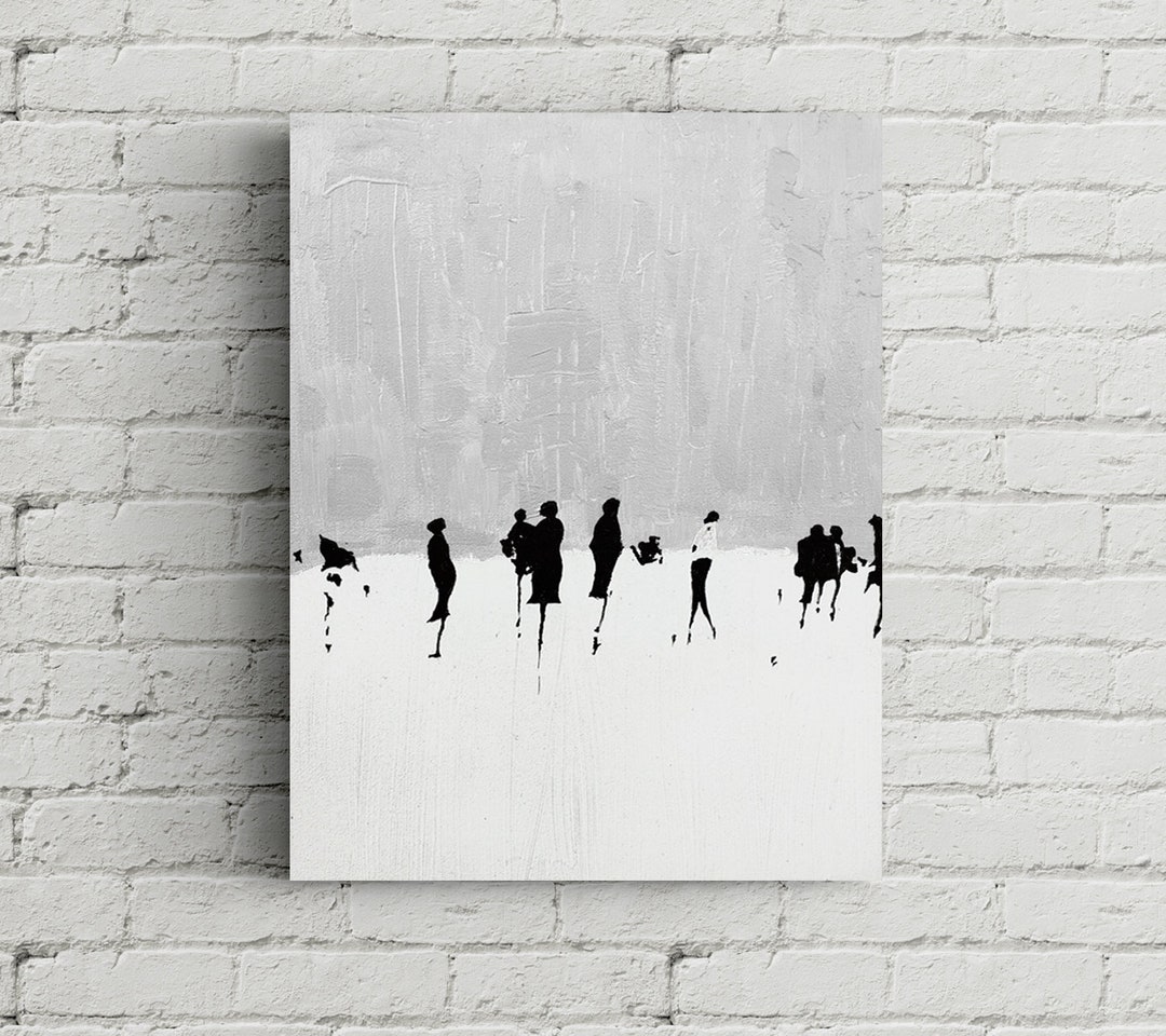 Abstract Art People Minimalist Painting Modern Art Modern - Etsy