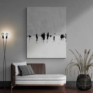 Abstract Art People | Minimalist Painting Modern Art | Modern Wall Art ...