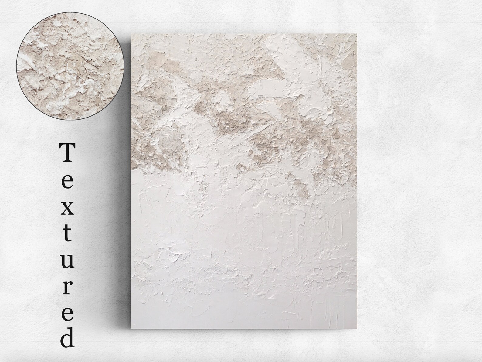 White Texture Abstract Painting Minimalist Abstract Wall Art - Etsy
